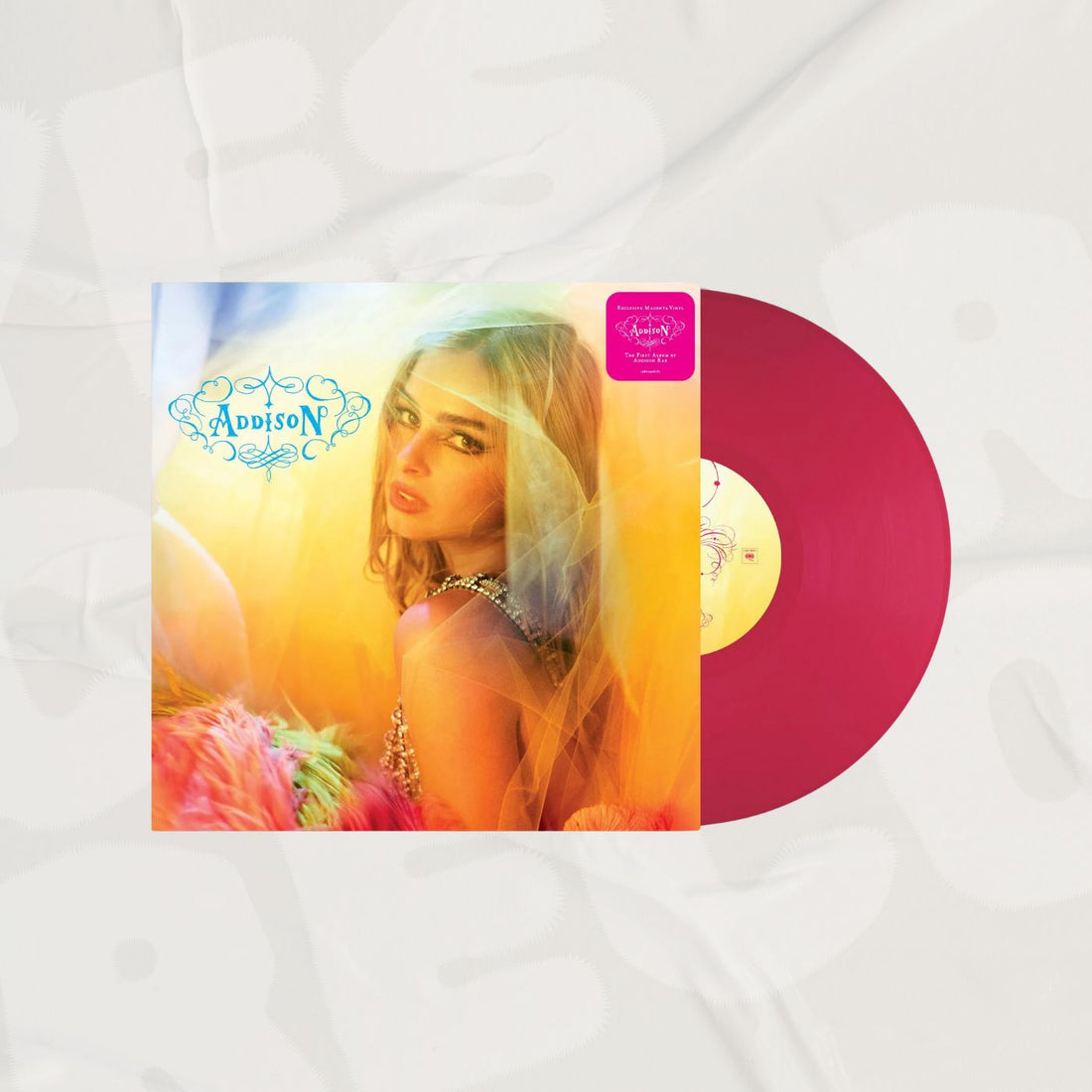 ADDISON RAE - ADDISON Magenta LP Coloured Vinyl Record