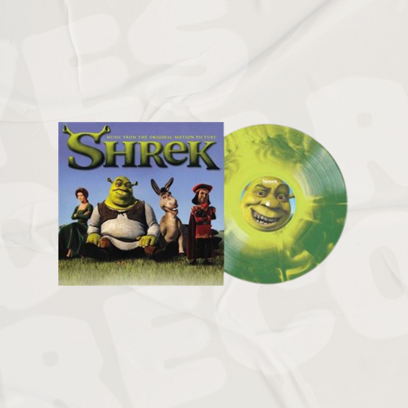 Shrek Original Soundtrack Green Galaxy LP Coloured Vinyl Record